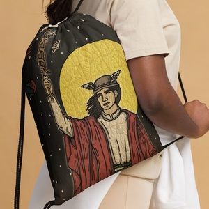 Tarot Awakened | Bags | The Magician As Greek God Hermes Drawstring Bag ...